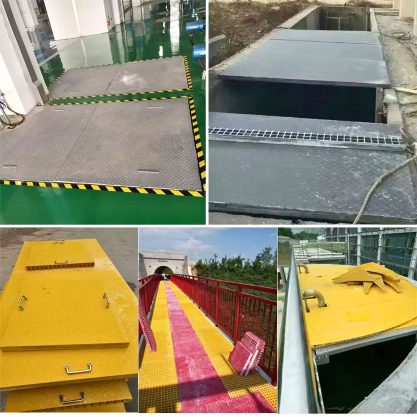 Diamond Solid Top FRP Grating 38mm | 1220x3660mm | ESA GRATING